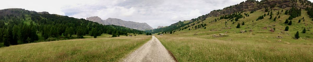 Escursione Mountain Bike in Val Duron, Val Gardena e Val di Fassa